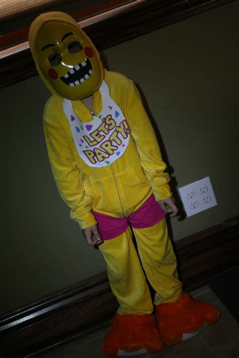 Self My Daughters Toy Chica Costume From Five Nights At Freddys