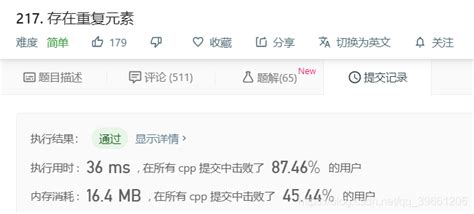 Leetcode 217——存在重复元素 Csdn博客 Leetcode 217——存在重复元素 Csdn博客
