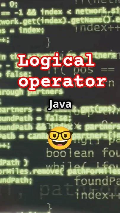 Logical Operator In Java 🤓 Full Video 👇🏻 Cyberspace6686 Youtube