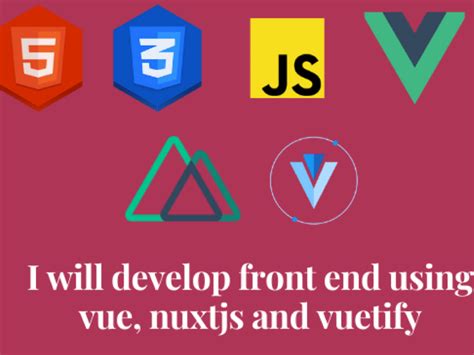 Front End Web App Using Vue Js Vuetify And Nuxt Js Upwork