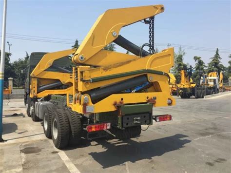 FT And FT Port Use Container Self Loading Container Trailer Side Lifter Container Crane