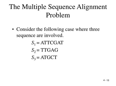 Ppt Chap 4 The Sequence Alignment Problem Powerpoint Presentation