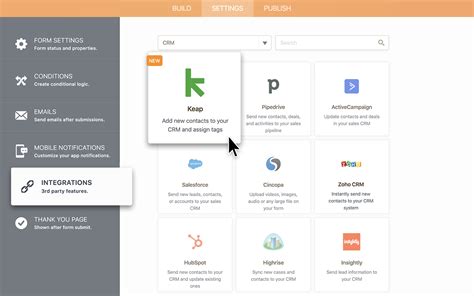 Jotform Keap Integration Log In And Integrate Keap With Jotform