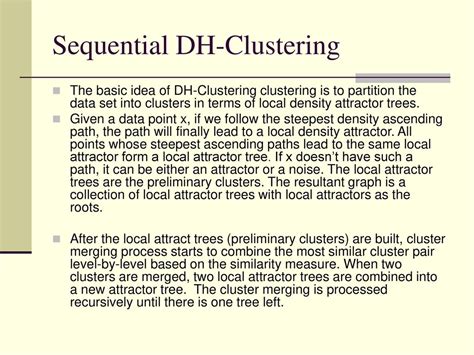 parallel density based hybrid clustering ppt download