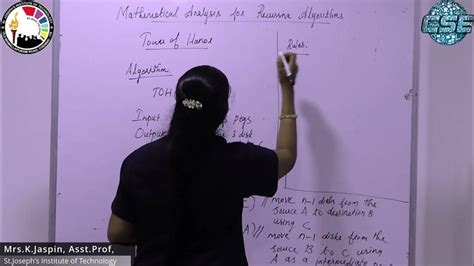 Mathematical Analysis Of Recursive Algorithm Youtube