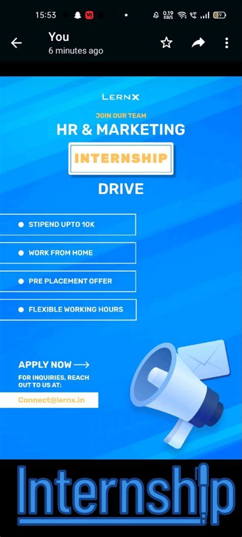 Oppurtunity Internship Shruti Shaw