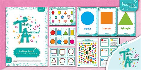 Teaching Assistant D Shape Toolkit Teacher Made