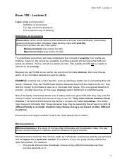 Econ 102 Lecture 2 1 Pdf Econ 102 Lecture 2 Econ 102 Lecture 2 Topic What Is Economics