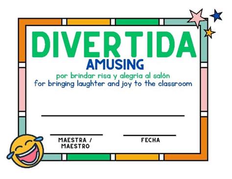 Bilingual Character Trait Awards By Maestra Osorio Tpt