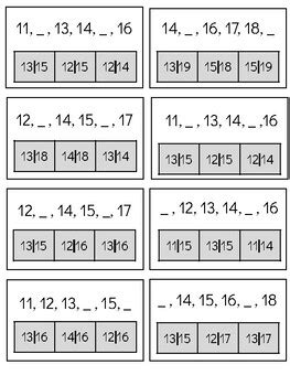 M PDF SEQUENCE Find Missing Numbers Random Up To Pgs