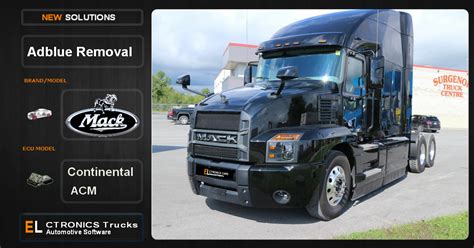 Adblue Off Mack Continental Acm Electronics Trucks Software