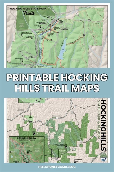 Hocking Hills Printable Trail Maps