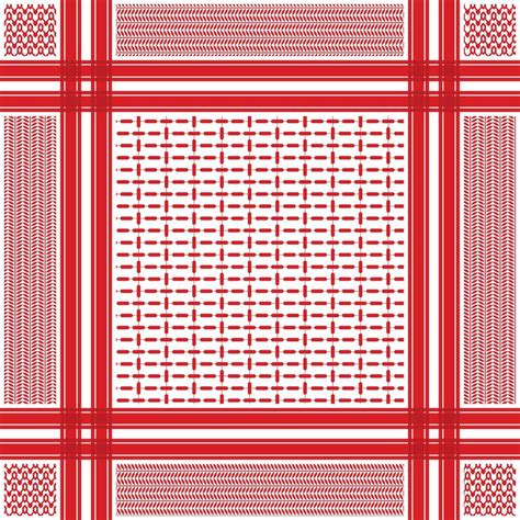 Red Keffiyeh Scarf Fabric Pattern Background 45724017 Vector Art At Vecteezy