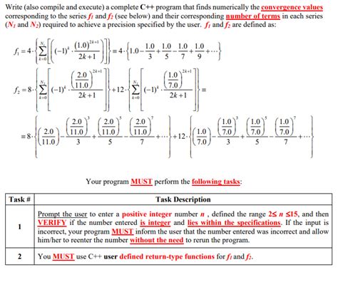 Solved Write Also Compile And Execute A Complete C
