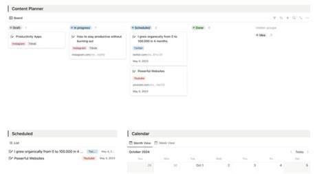 8 FREE Content Plan Templates To Organize The Chaos