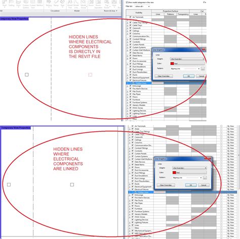 Hidden Lines On Links Autodesk Community