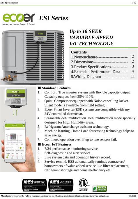 PDF Contents Specifications Specifications ESI ESI Specification