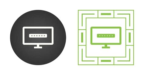 System Password Vector Icon 27650072 Vector Art At Vecteezy