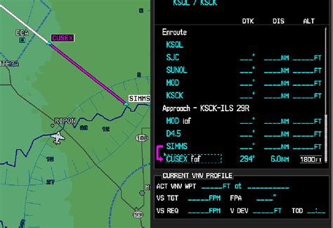 IFR Approach In Perspective From High Up