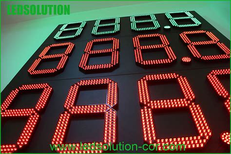 Segment Gas Price LED Display B LEDSOLUTION LED Display LED Screen LED Sign LED Wall