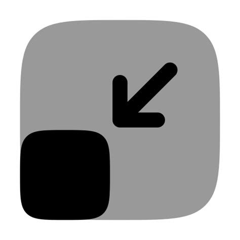 Minimize Generic Color Outline Icon