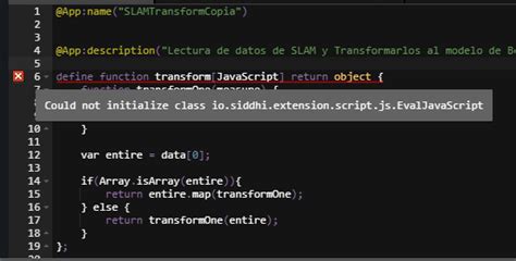 siddhi javascript error could not initialize class io siddhi extension script js evaljavascript