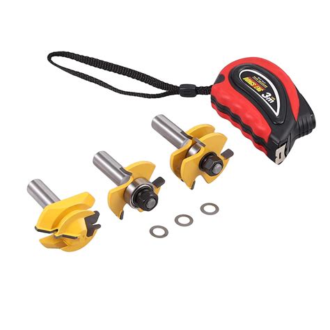 Buy Tongue And Groove Router Bit Set Amtovl 45 Degree Lock Miter