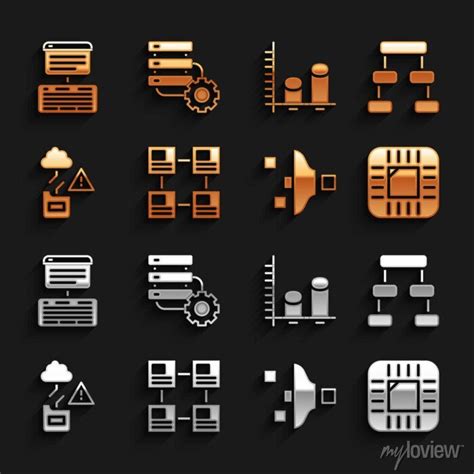 Set Hierarchy Organogram Chart Processor With Cpu Filter Setting Posters For The Wall