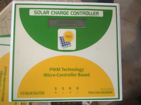 PWM Solar Charge Controller Model Name Number Poss At In Ghaziabad