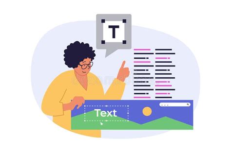 Design Development Concept In Modern Flat Design For Web Woman Prototyping Wireframe Homepage