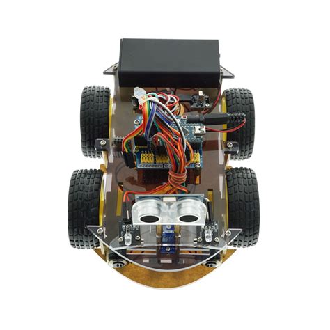 Complete Arduino Kit Intelligent Bluetooth Tracking Obstacle Avoidance Car With Nano V3 0
