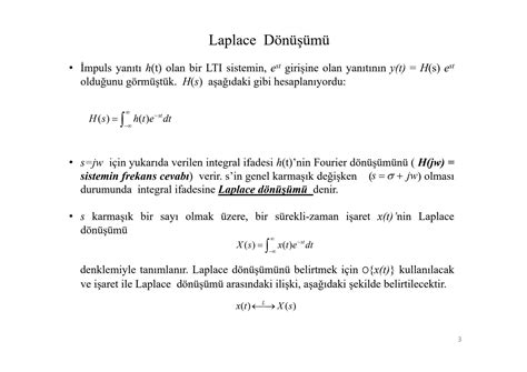 SOLUTION: Signals and systems laplace transform - Studypool