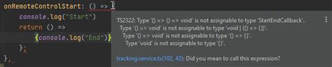 typing of startendcallback is incorrect · issue 644 · openreplay