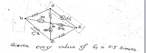Solved Determine The Votage At Every Node Using Node Voltage