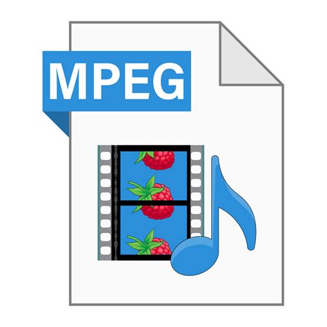 Modern Flat Design Of Mpeg File Icon For Web 19513349 Vector Art At