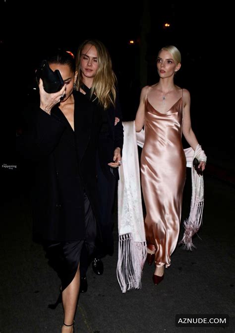 Anya Taylor Joy Stuns In A Hot Silk Gown At The Nd Golden Globe Awards In Beverly Hills Aznude