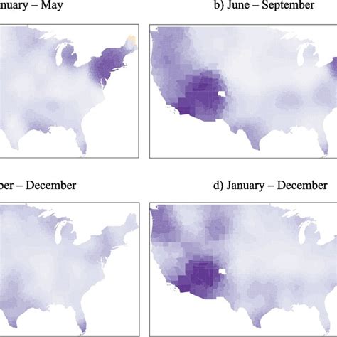 Spatial Distribution Of Local R² For The Gwr Model For Mortality Rate Download Scientific
