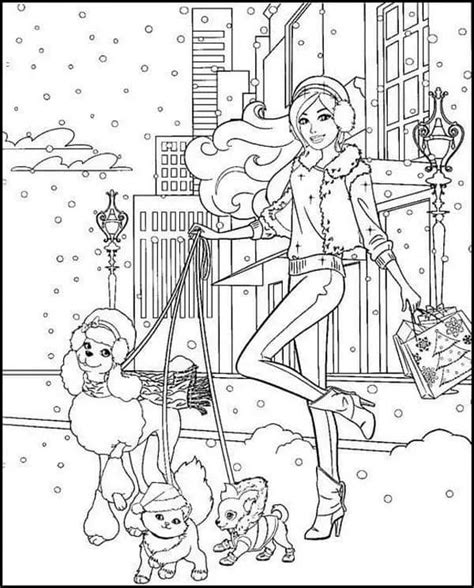 Barbie Para Colorir Educarolando Aprender Brincando