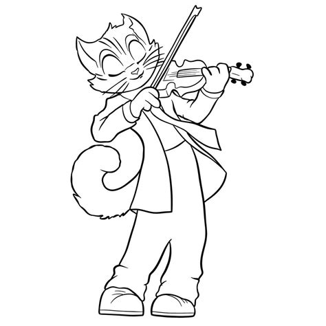 strike a chord how to draw rocky rickaby playing the violin