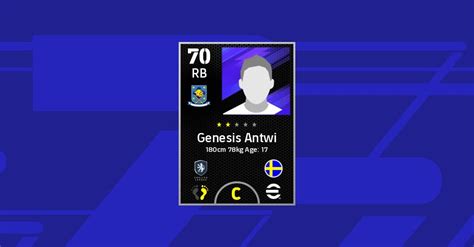 Genesis Antwi Efootball Stats