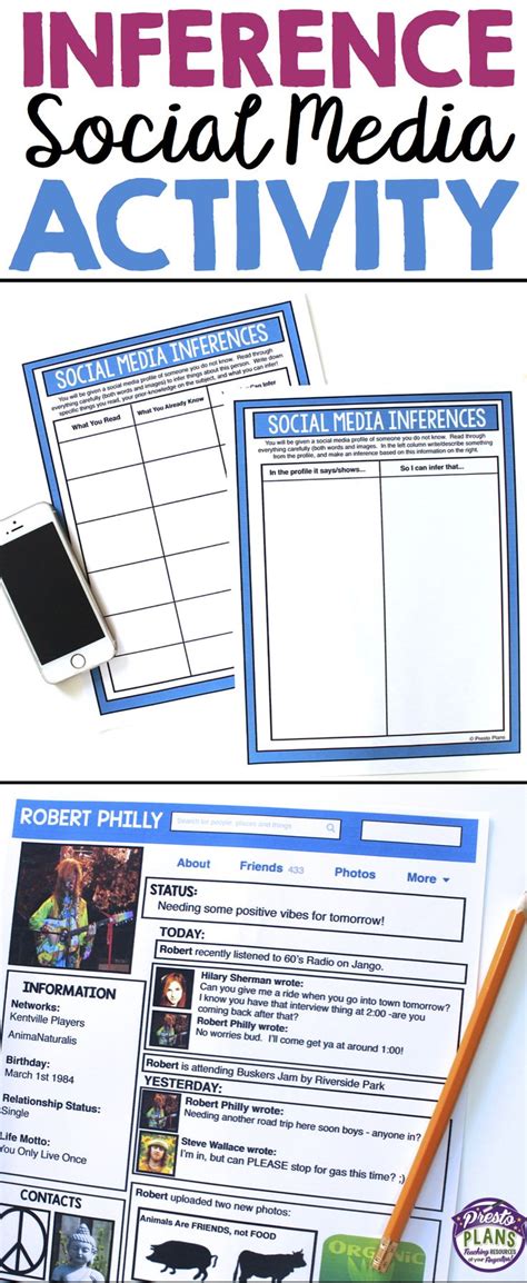 Inference Activity Making Inferences On Social Media Reading