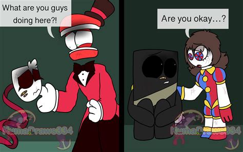 Finding Pomni Lost In A Void By Kumadraws334 On Deviantart