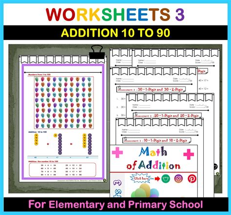Math Addition Part 1 To 4 Bundles Math Addition Worksheets Addition Word Problems Made By