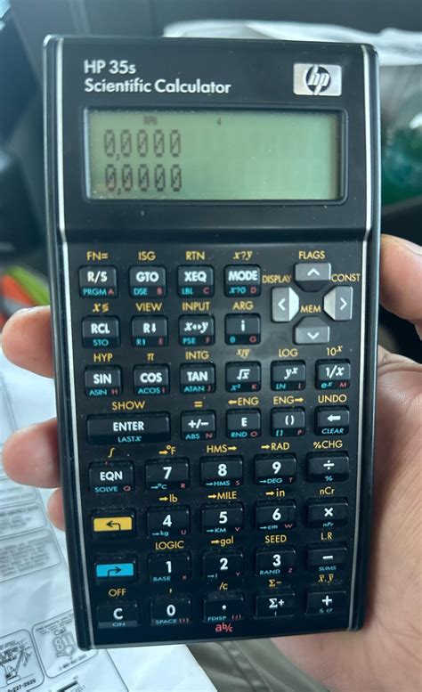 Comma Instead Of Decimal On Display Rhpcalc