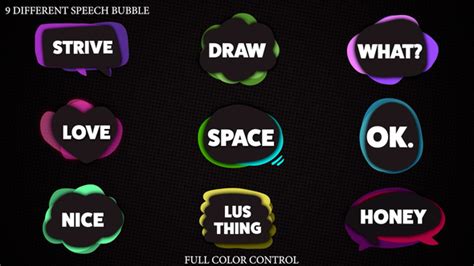 Cartoon Speech Bubble Premiere Pro Templates VideoHive