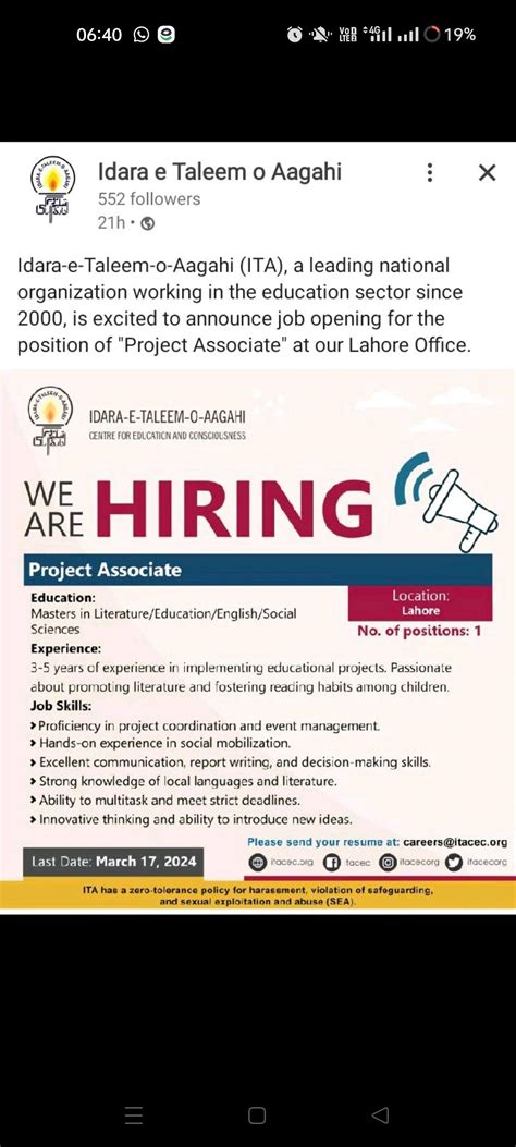abdul sattar on linkedin jobs opportunity 01