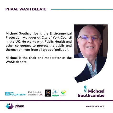 Phaae On Linkedin Moderating The Wash Discussion Michael Southcombe