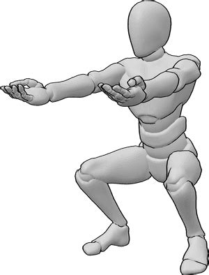 Squatting Poses Posemyart