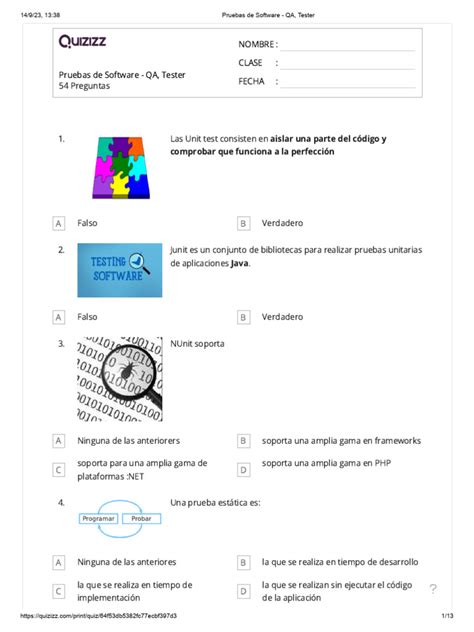 Pruebas De Software Qa Tester Pdf Software Pruebas De Software