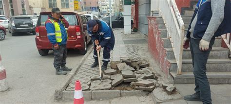 Явган хүний замын засвар шинэчлэлт үргэлжилж байна